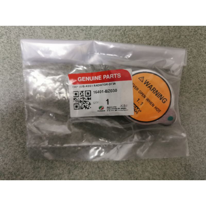 Original Produa Viva, Myvi Radiator Cap Tutup Tangi Air R148 1.1 16401 ...
