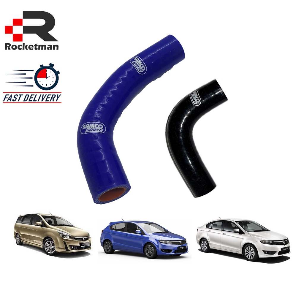 SILICONE TURBO OIL COOLER HOSE (2PCS) PROTON EXORA BOLD TURBO PREVE CFE ...