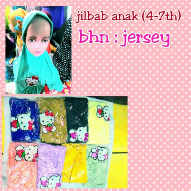Hijab Hijab Veil Baby Little Child Hood Instant Cute Hello Kitty ...