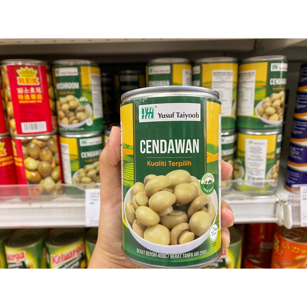Cendawan Butang Dalam Tin 400G / Yuta Mushroom Button Whole YUSUF ...