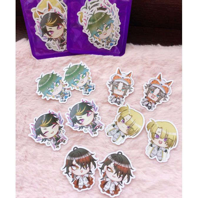 LUXIEM NOCTYX SHOTO Chibi Sticker Set NIJISANJI EN | Shopee Malaysia