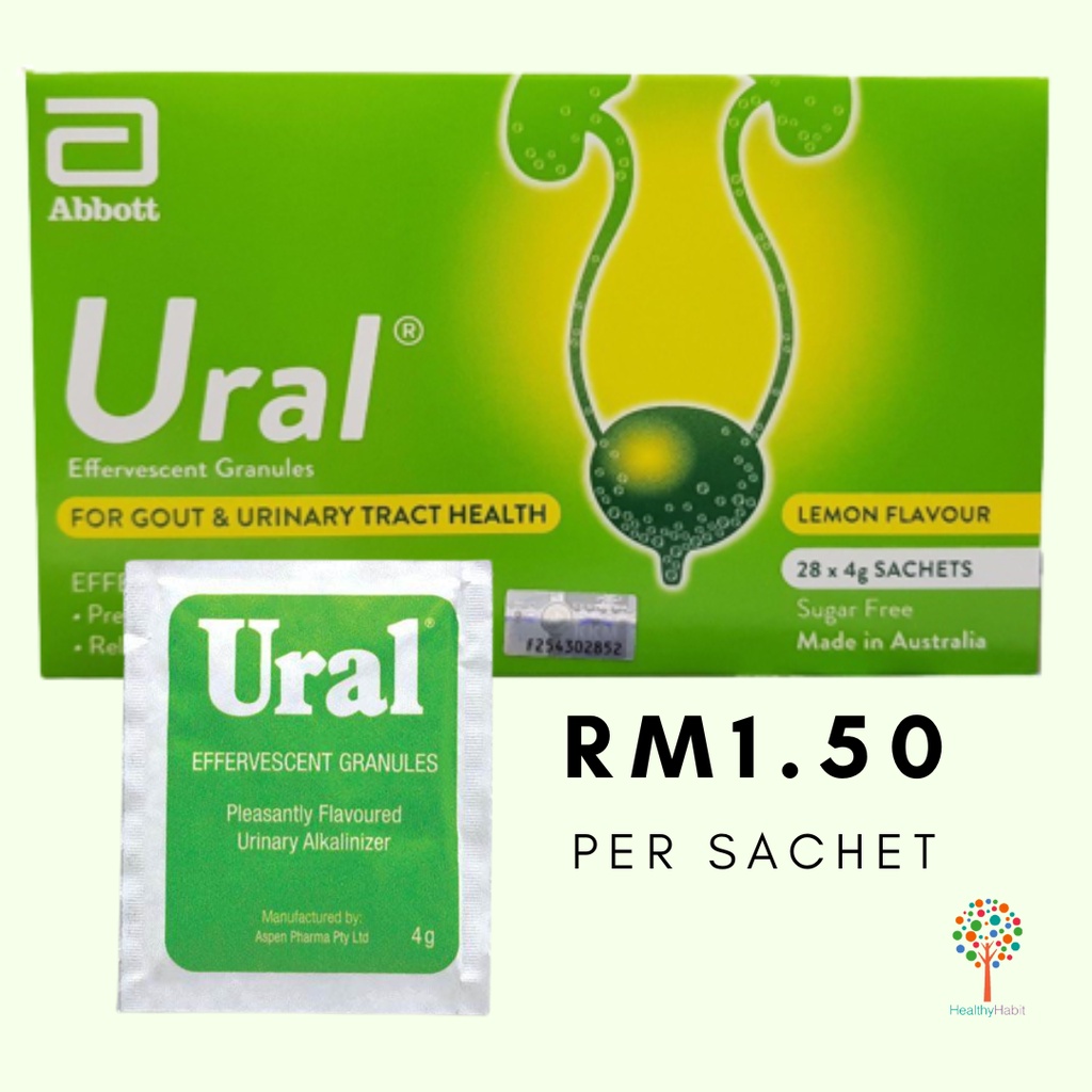 Ural Sachet Effervescent Granules 28 x 4g | Shopee Malaysia