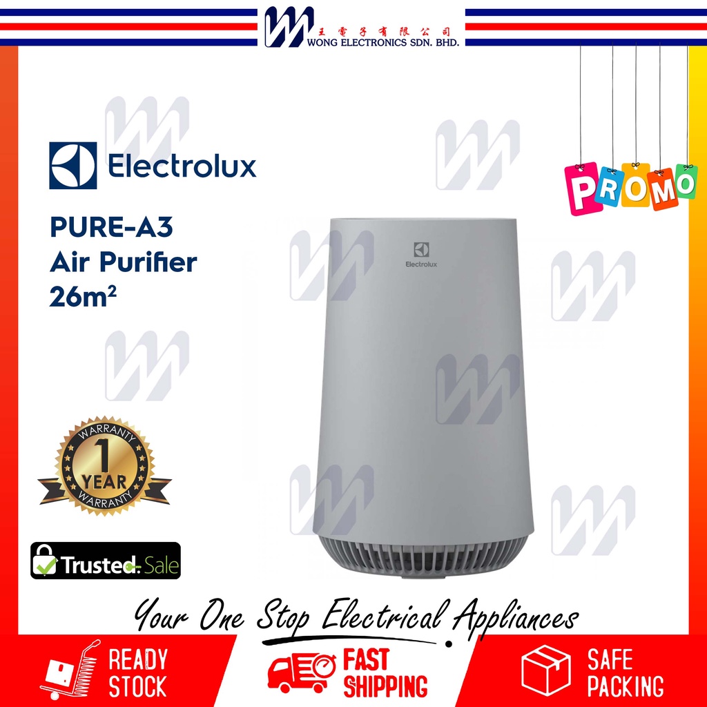ELECTROLUX 26m2 AIR PURIFIER FLOW A3 FA31-202GY FA31-202 | Air Cleaner | Pembersih Penapis Udara ...