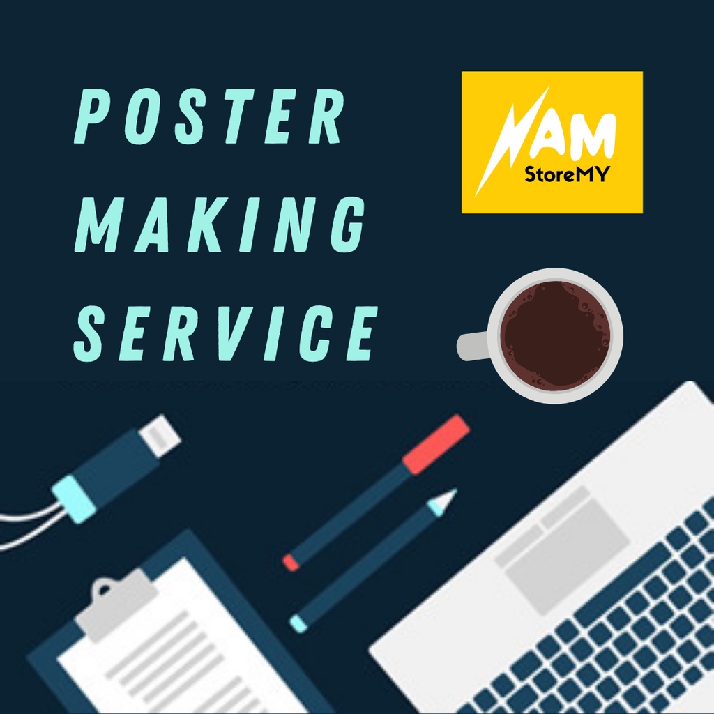[FAST] Poster Making Service | Servis Buat Poster | Shopee Malaysia