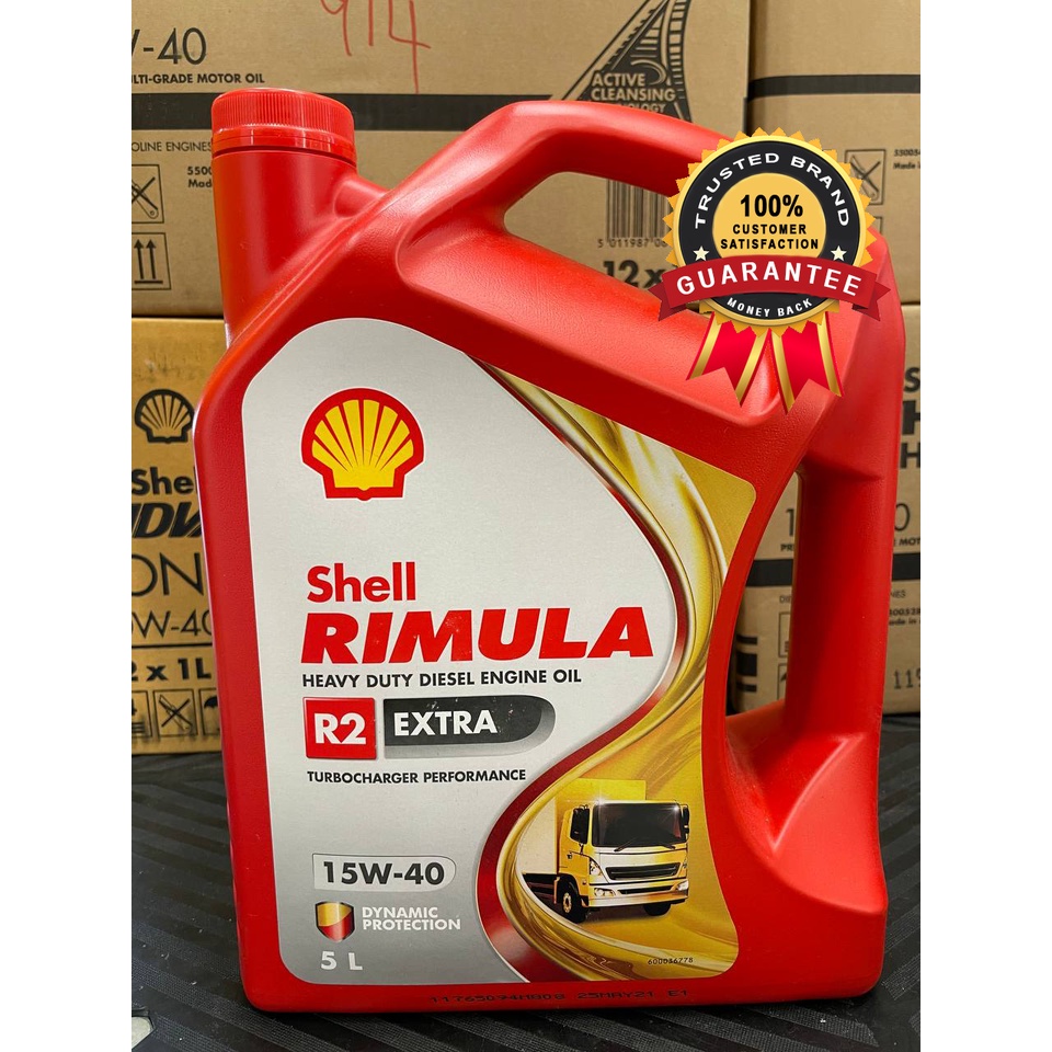 Shell Rimula R2 EXTRA MULTI 15W-40 5L (DIESEL ENGINE OIL) | Shopee Malaysia