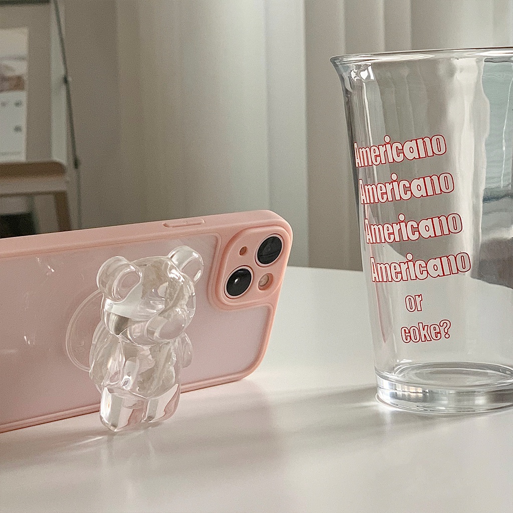 Airbag Mobile Phone Holder Simple Ins Transparent Cloud Cute Bear ...