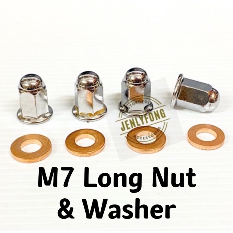 Head Nut Panjang & Washer Copper Ex5 Dream (1set) | Shopee Malaysia