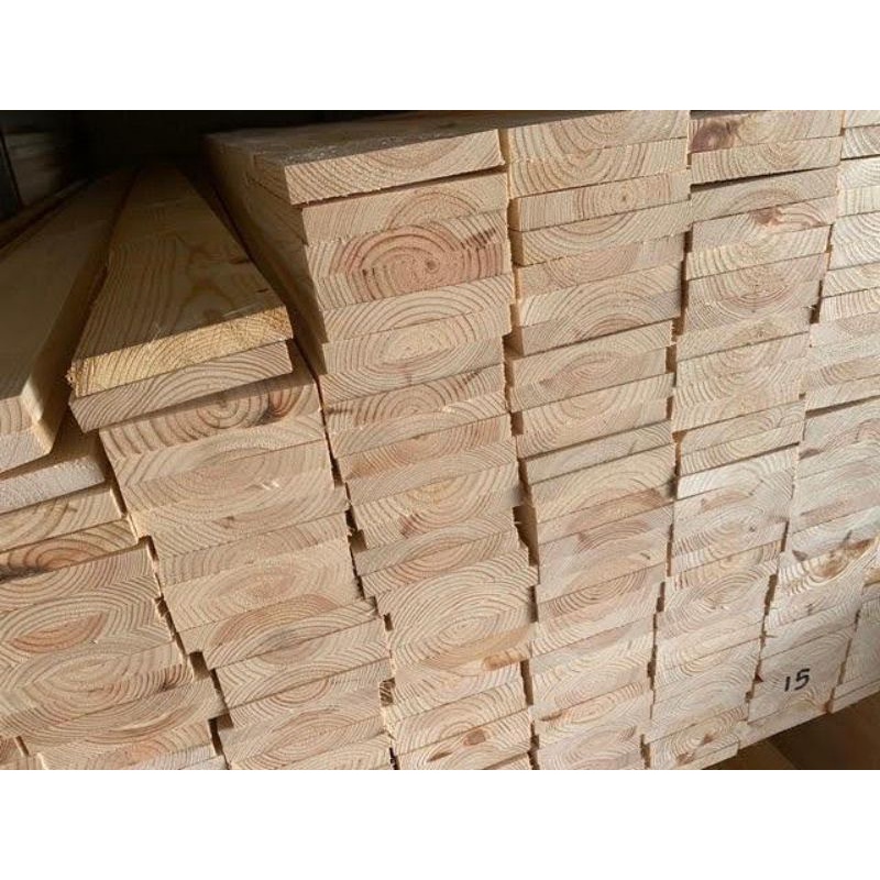 Kayu Pine Baru (4/3inchx25mm) | Shopee Malaysia