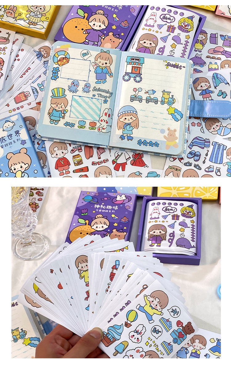 50 Non-Repeated Stickers Journal Sticker Handbook Sticker 50 Sticker ...