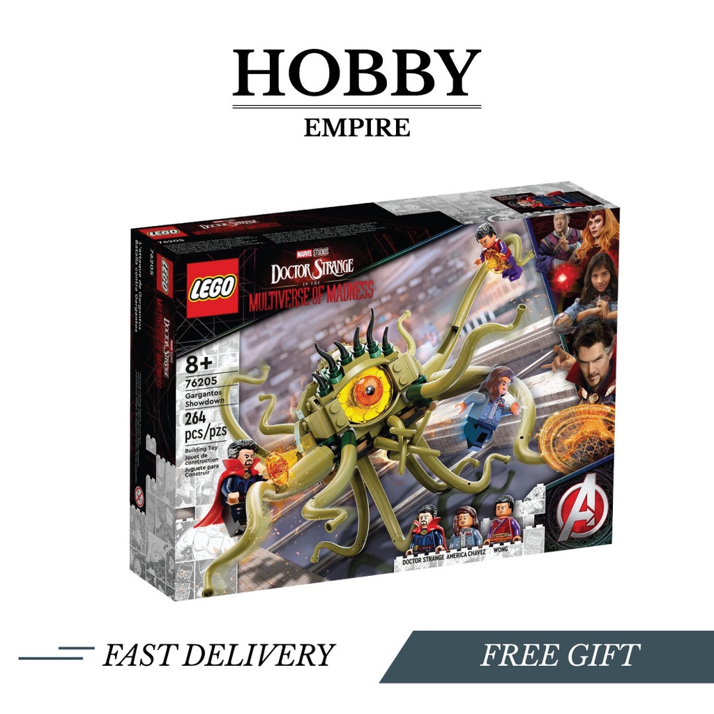 LEGO Marvel 76205 Gargantos Showdown *Original LEGO Set Extra Bubble ...