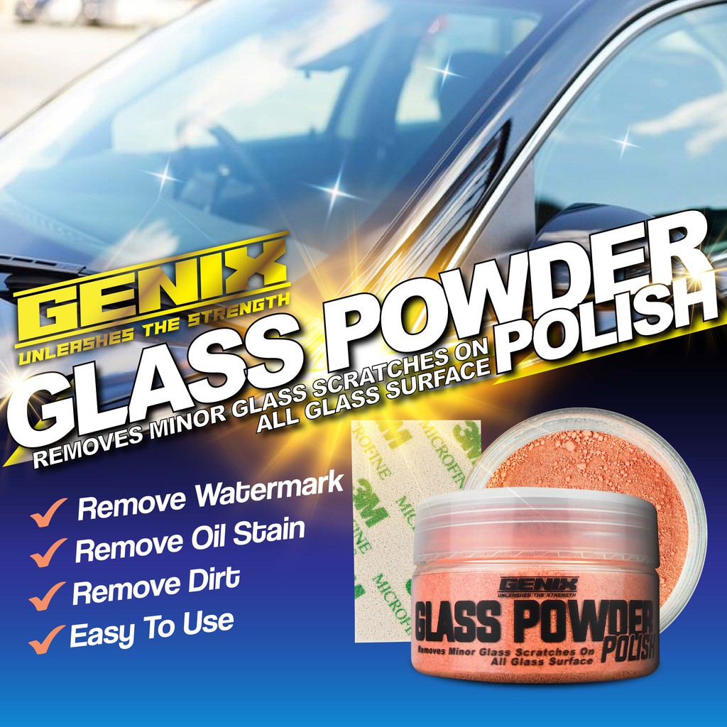 Watermark Remover Powder WindScreen Glass Powder Polish compound Home ...