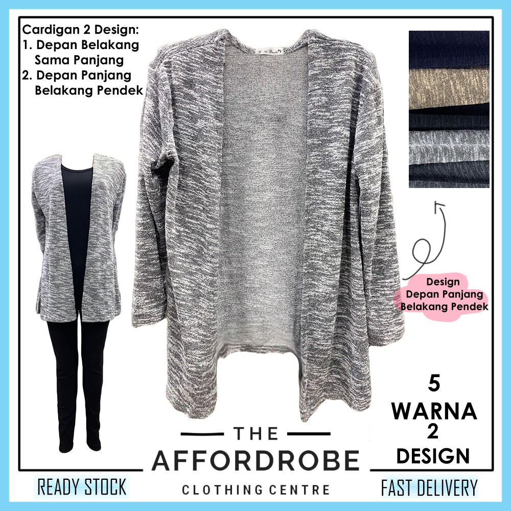 Cardigan Korean Style Women Long Sleeve Cotton Kardigan Lengan Panjang ...