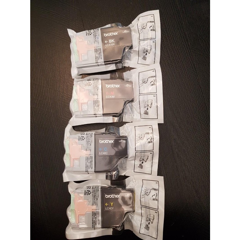 [ORIGINAL] Brother LC40 / LC-40 Black Cyan Magenta Yellow Colour Value ...