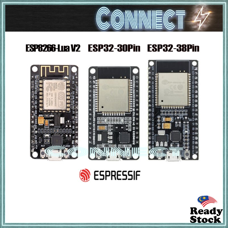 Nodemcu ESP8266 ESP32(30Pin) ESP32(38Pin) Development Board WiFi ...