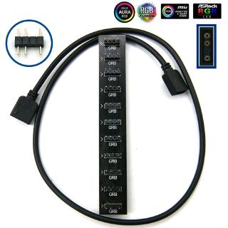 Gigabyte Aorus motherboard VDG to RGB 3-pin header adapter ( conversion ...