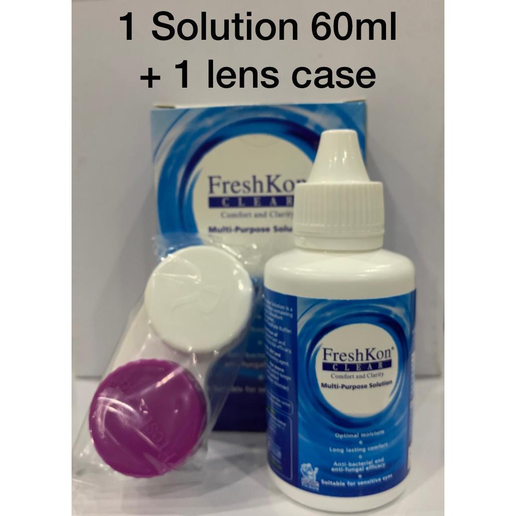 Freshkon Clear Multipurpose Solution Travel Pack (60ml) | Shopee Malaysia