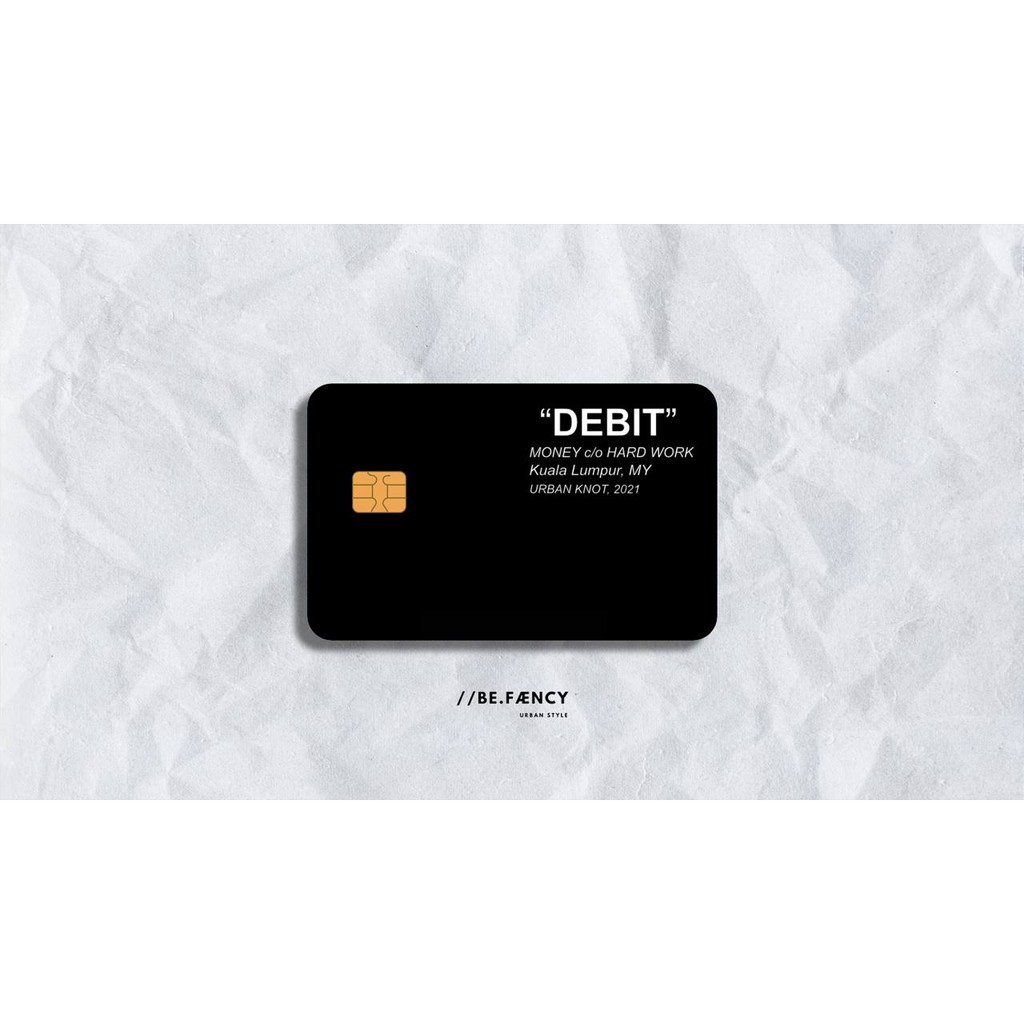 Debit Edition - ATM Credit Debit Skin Sticker Card [ 14 DAYS RETURN ...