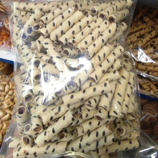 Biskut Timbang : Collon Rolled Wafer stick Chocolate(500g) | Shopee ...