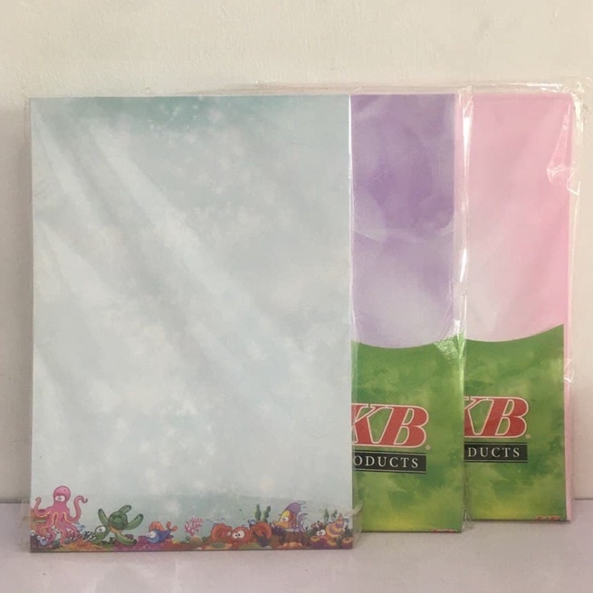 BUKU FOLIO SET A4 30PCS/SET KERTAS BERCORAK 30PCS/PACK BINDING COMB ...