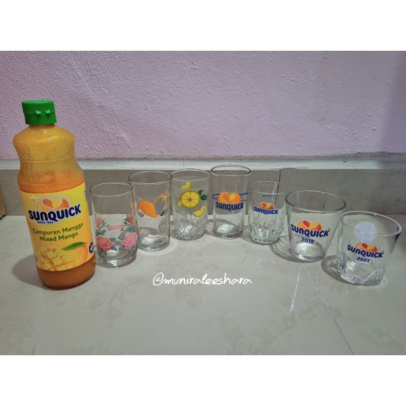 Gelas Sunquick Pelbagai Tahun | Shopee Malaysia