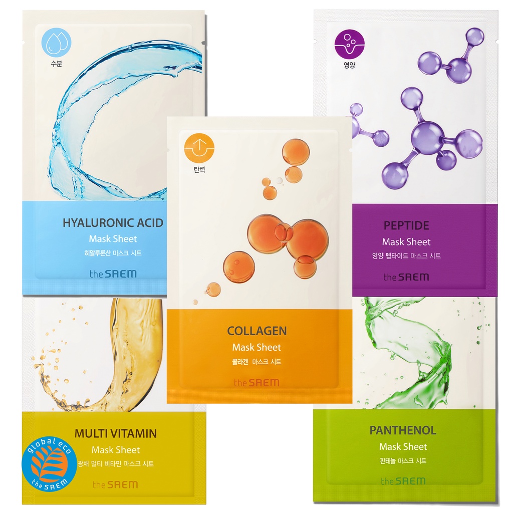 The Saem BIO SOLUTION Mask Sheet 1pc*20g | Shopee Malaysia