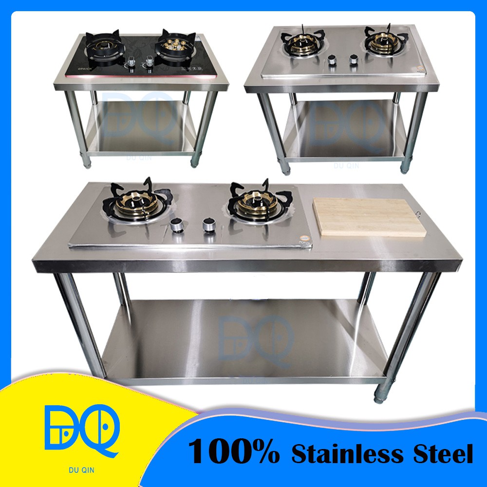 Du Qin Stainless Steel Rack Kitchen Rack Rak Dapur Rak Dapur Gas Rak ...