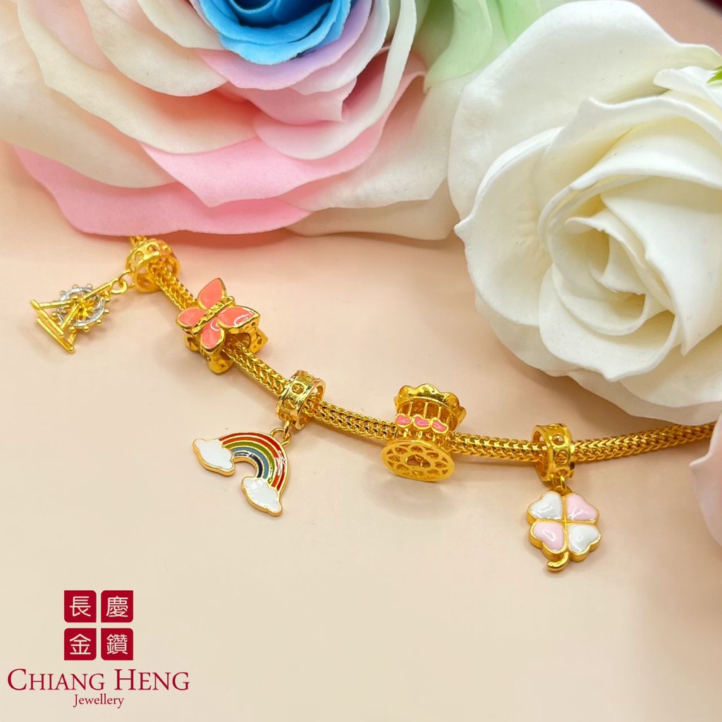 916 Gold Charms Series | Shopee Malaysia