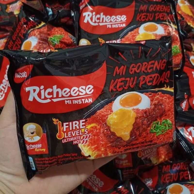 Richeese LEVEL Noodles 5 | Mi Richesse Level5 Fried | Shopee Malaysia