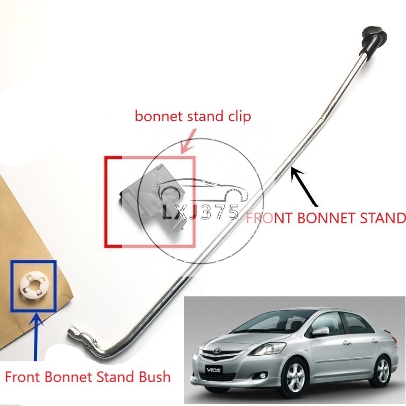 FOR TOYOTA VIOS NCP93 2007 2008 2009 2010 2011 2012 2013 FRONT BONNET ...