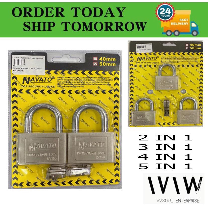 Alike Pad Lock /2 IN 1 PadLock /50MM Padlock Key Alike System /3 IN 1 ...