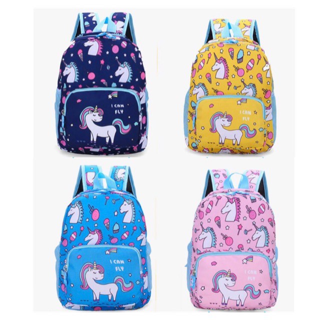Holic Unicorn kids Backpack Kanak Beg Unicorn Kindergarten Bag Children ...