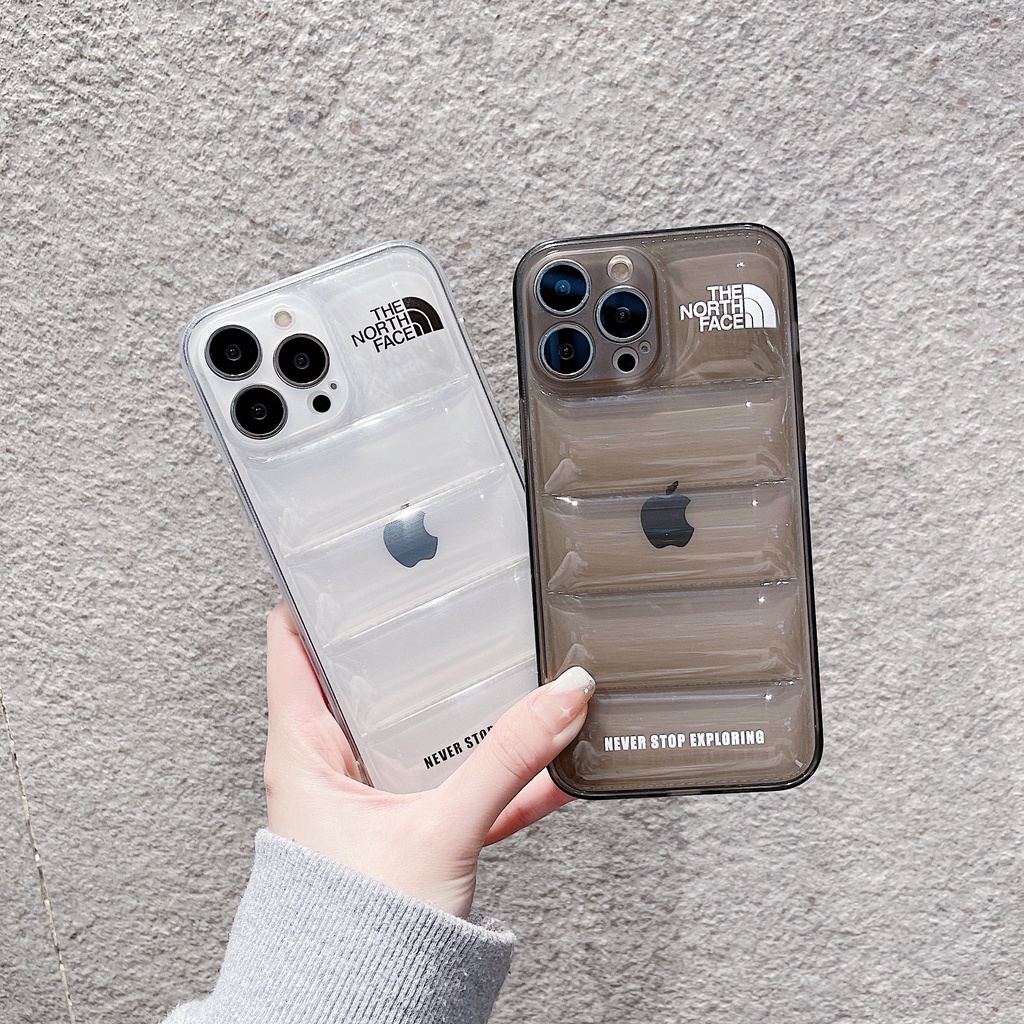 THE NORTH FACE Airbag Down iPhone Shock-Resistant Phone Case 13 12 11 ...