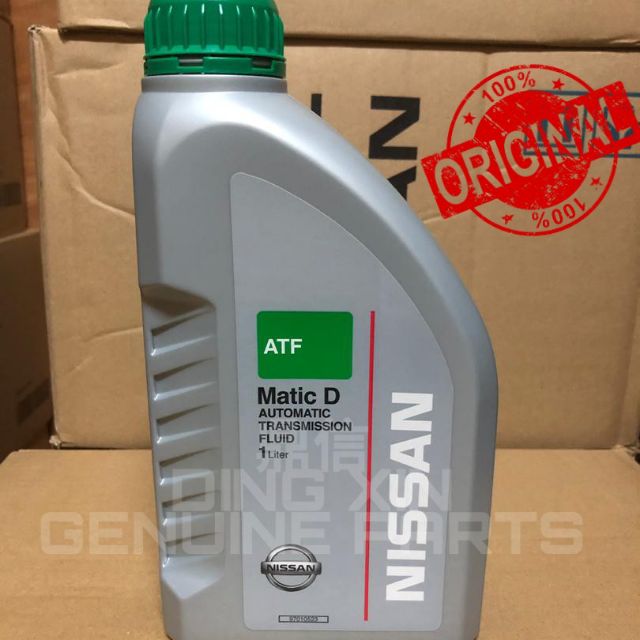 NISSAN MATIC D 100% ORIGINAL (1 Liter) auto transmission fluid | Shopee ...