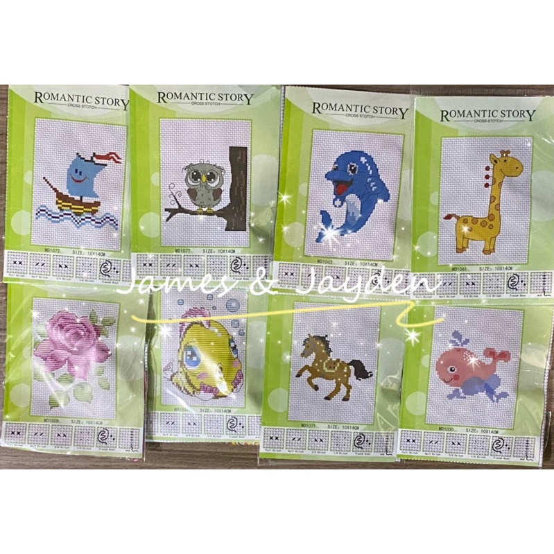 [Pack] Cross Stitch / Cartoon Cross Stitch / Jahitan Silang / Suji ...