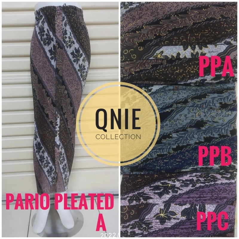KAIN PARIO BATIK PLEATED DESIGN A ( siap jahit ) | Shopee Malaysia