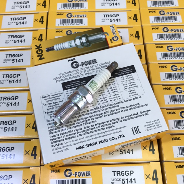 PROTON CAMPRO ENGINE NGK G-POWER PLATINUIM PLUG-TR6GP | Shopee Malaysia