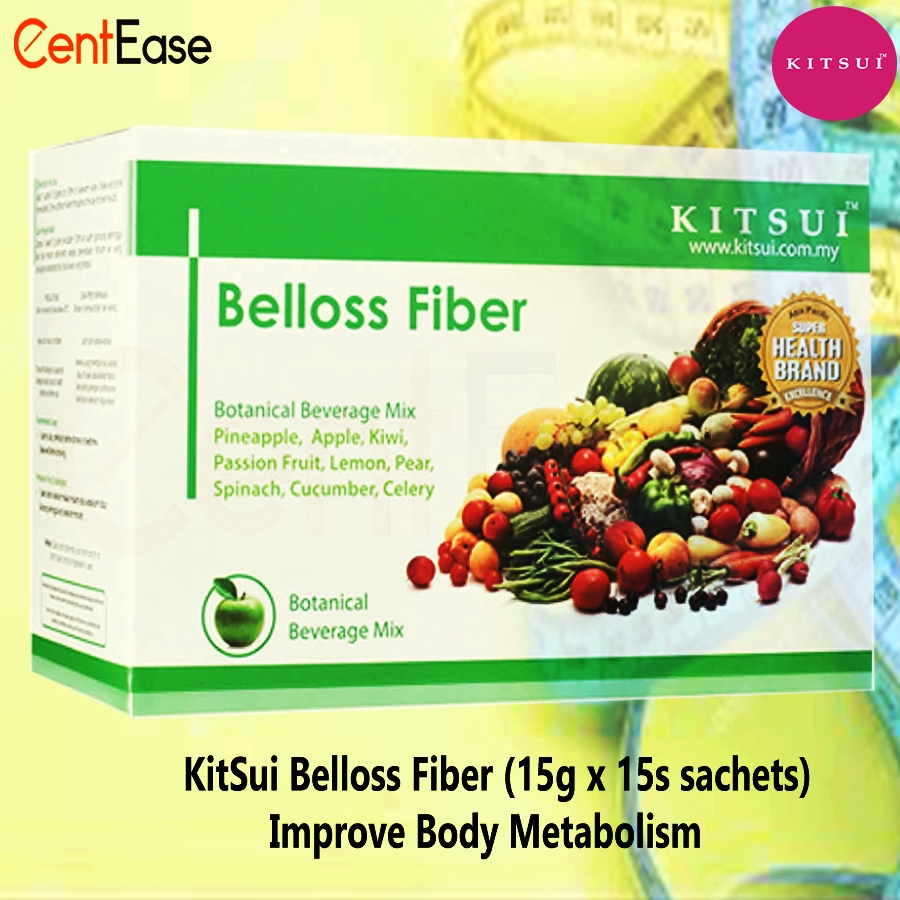 KitSui Belloss Fiber 15g x 15s Sachets - Belly Loss | Improve Body ...