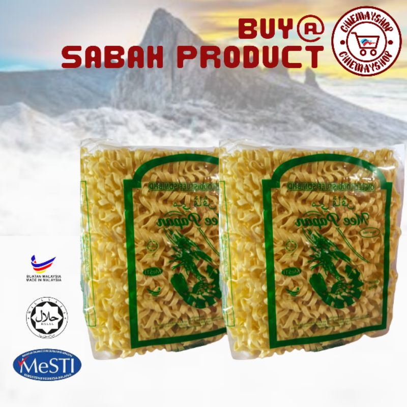 [Sabah] Mee Papan / Lebar Cap Udang On Lee Pek Hijau. | Shopee Malaysia