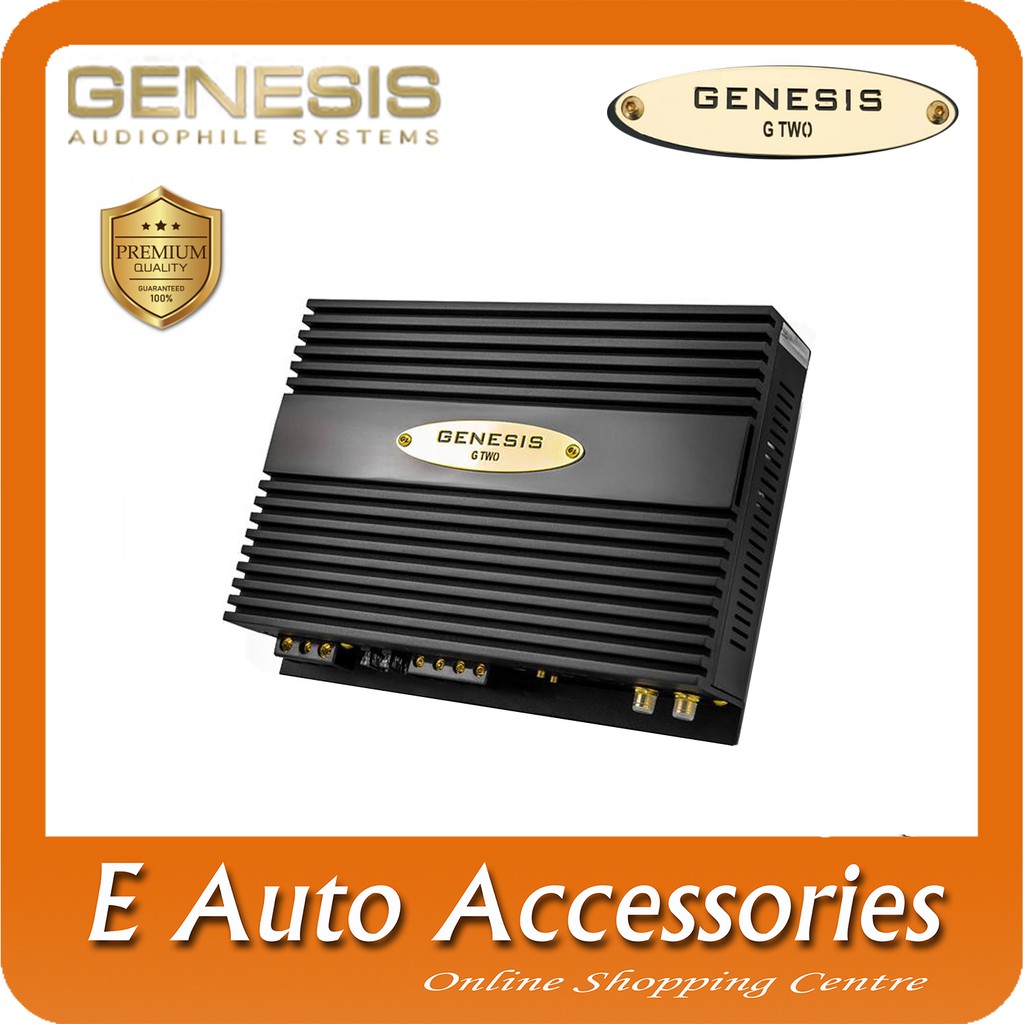 Amplifier - GENESIS G TWO 2 Channel Amp- Automotive Audio With RMS 4 ...
