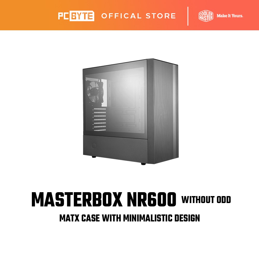 Cooler Master MasterBox NR600 Mid Tower TG ATX Case - Without ODD ...