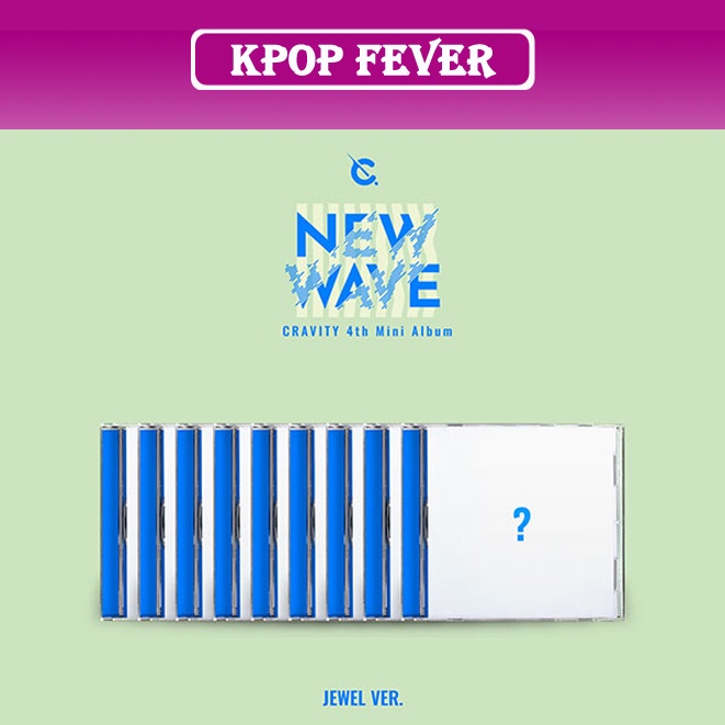 CRAVITY - NEW WAVE [Jewel ver.] 4th MINI ALBUM CD PHOTOBOOK PHOTOCARD SEALED | Shopee Malaysia