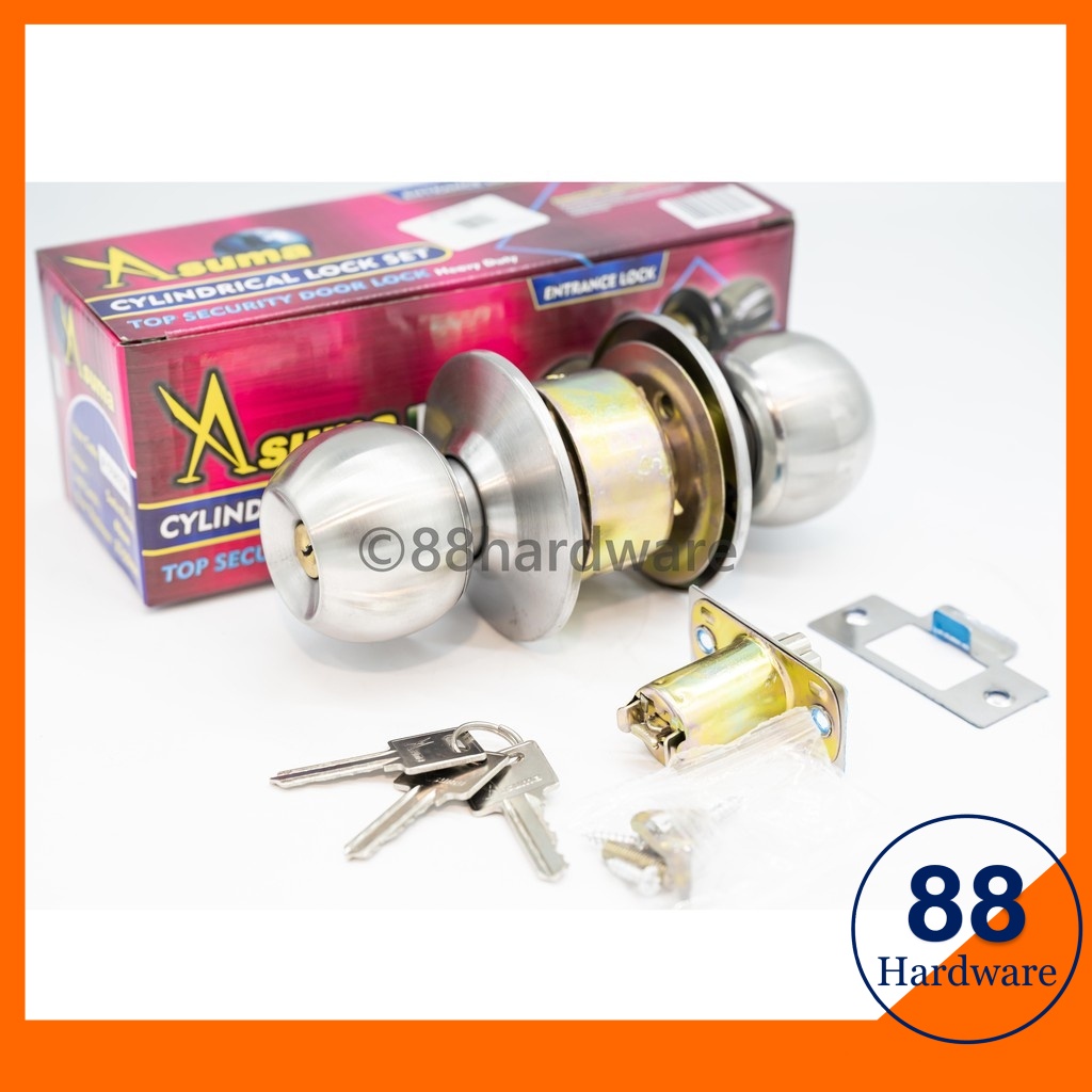 Asuma door knob / door lock set / door lock / tombol pintu / tombol ...