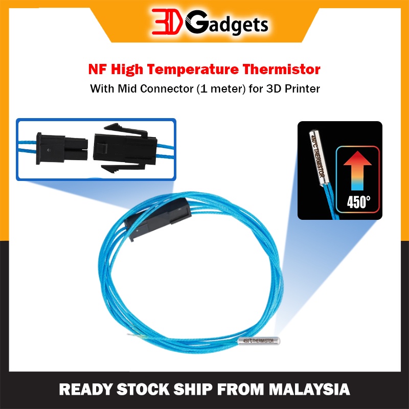 NF High Temperature Thermistor Cartridge 450C for 3D Printer | Shopee Malaysia