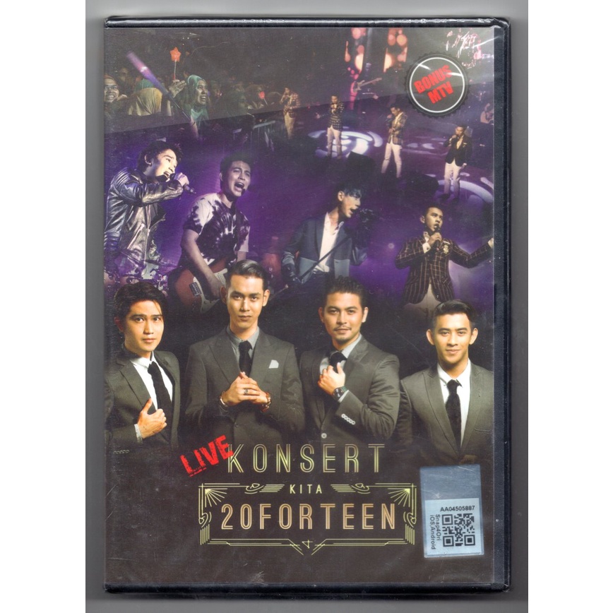 FORTEEN - LIVE KONSERT (LIVE KONSERT & MTV DVD ORIGINAL) | Shopee Malaysia