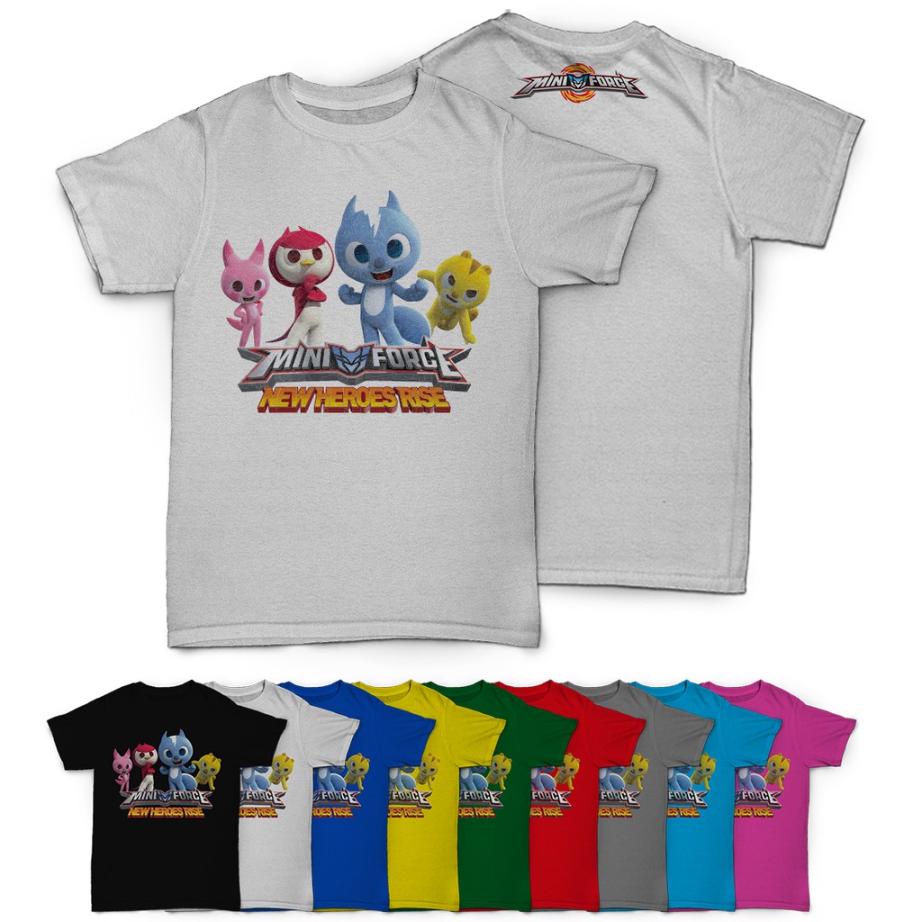 Mini Force Kids Tshirt (3-12 years) 100% Cotton | Shopee Malaysia