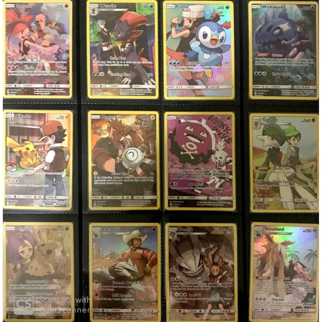 Complete Set 12 Character Cards Cosmic Eclipse CHR Secret Rare Cards ...