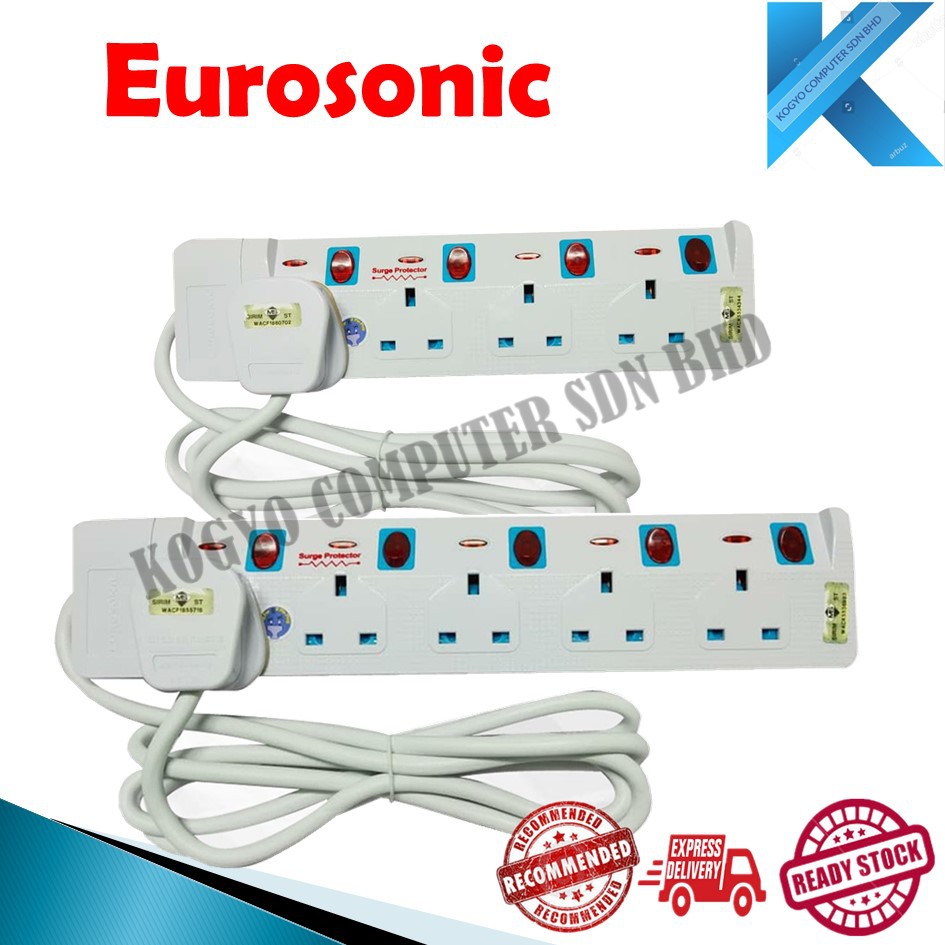 EXTENSION 13A SOCKET with individual switch | Shopee Malaysia