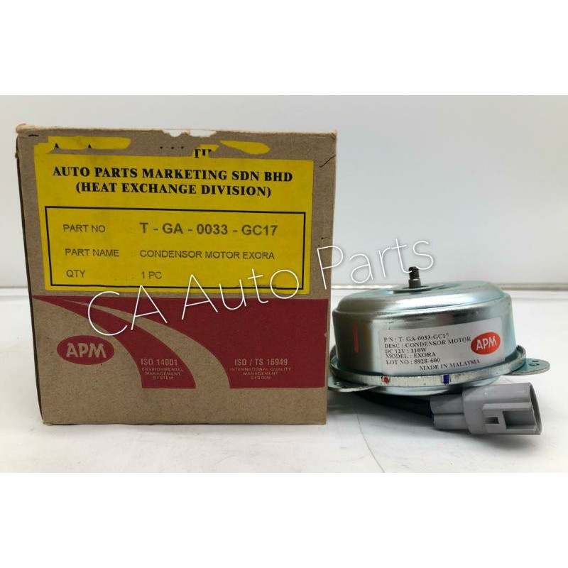 PROTON EXORA,PERSONA APM CONDENSOR MOTOR ORIGINAL(T-GA-0033-GC17) | Shopee Malaysia
