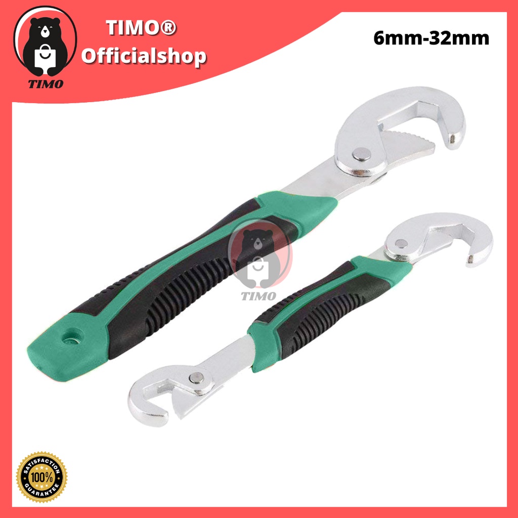 Multi-Function Universal Adjustable Wrench Spanner Set Quick Snap Soft ...