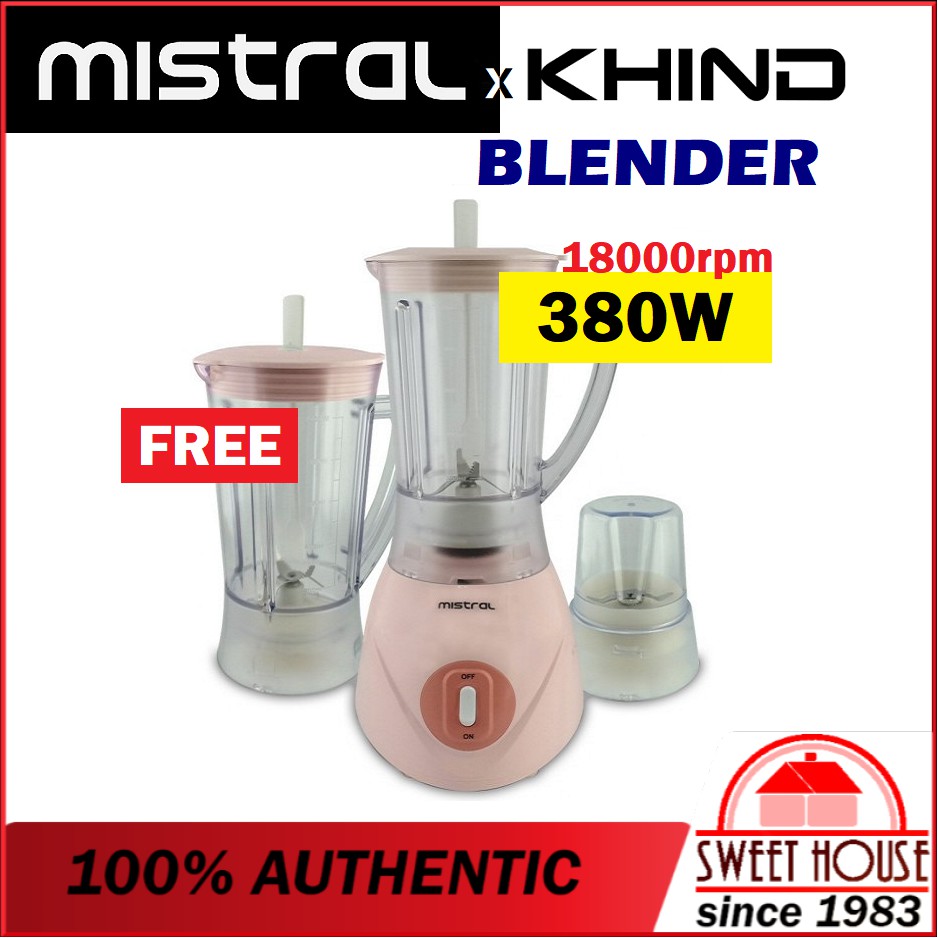 Mistral KHIND MBL1115 Blender ( 1L ) | Shopee Malaysia
